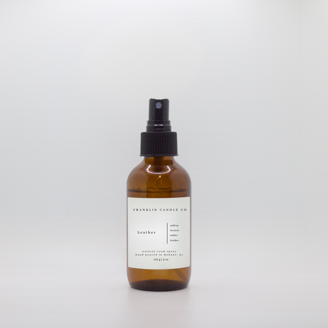 Leather Room Spray | Franklins & Co – Franklin Candle Co.